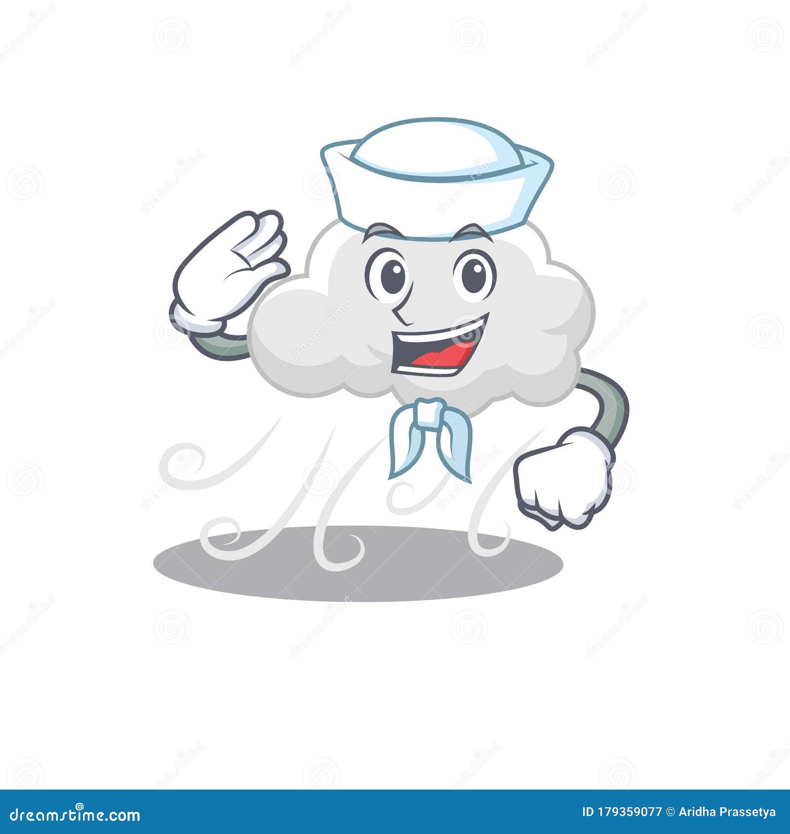 Cartoon Man In Windy Weather Vector Illustration | CartoonDealer.com ...