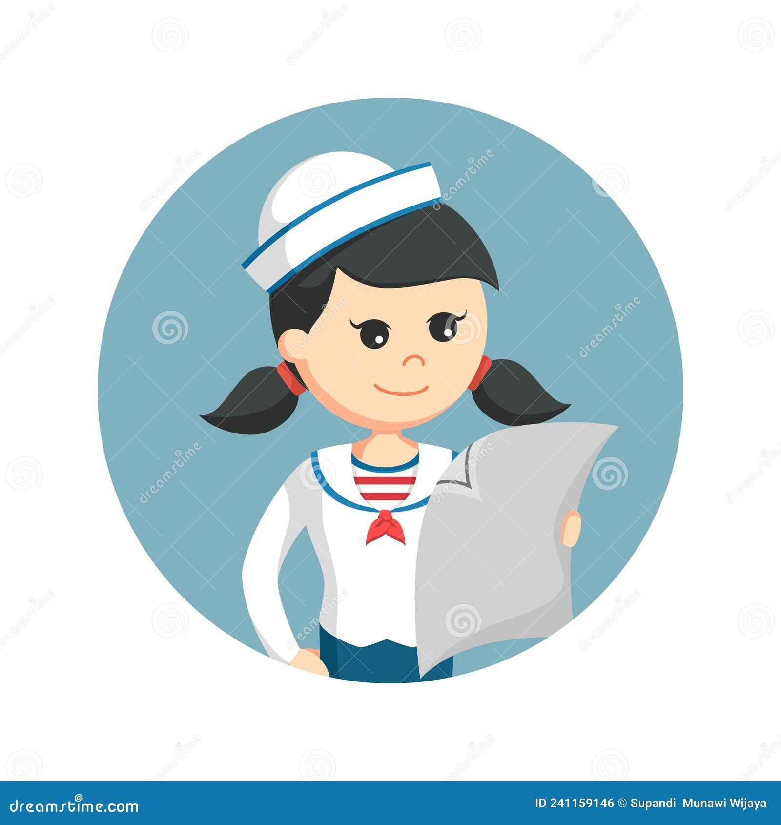 Sailor Character Profession Design Vector Stock Vector - Illustration ...