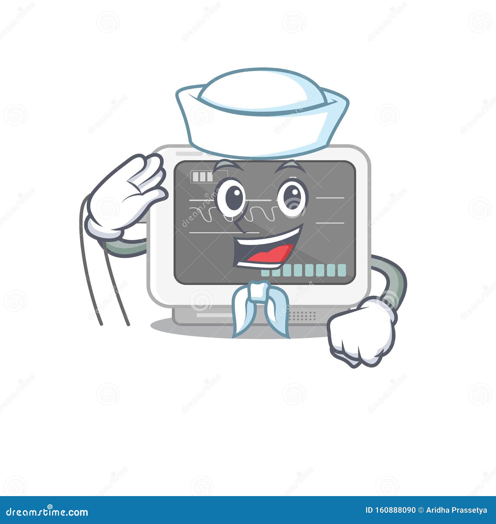 Electrocardiography Machine To Know Cardiac Rhythm Royalty-Free ...