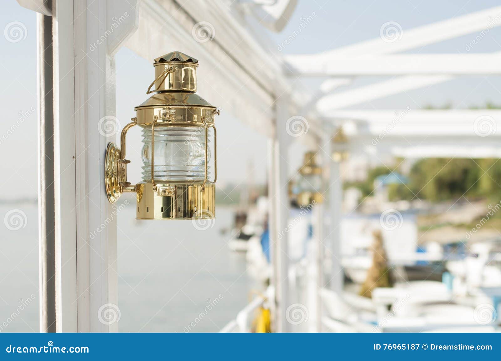 Sailor Lamp stock image. Image of vintage, gold, view - 76965187