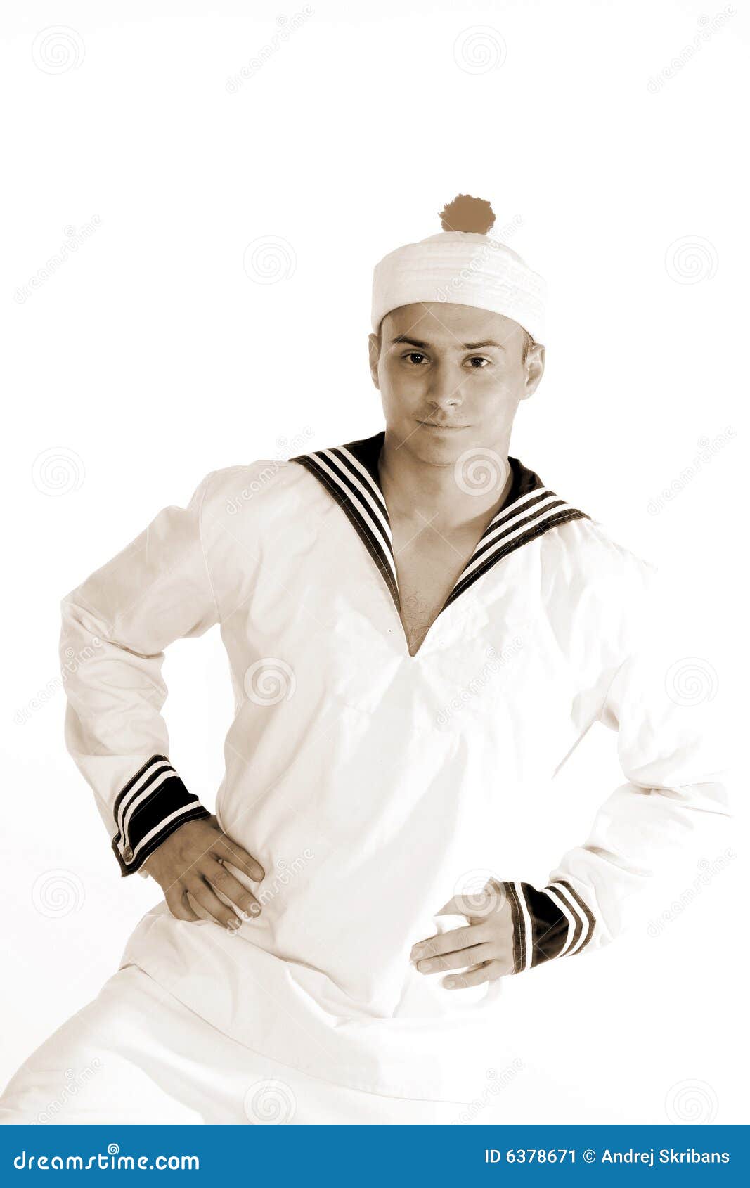 Sailor man dancing stock image. Image of uniform, human - 6378671