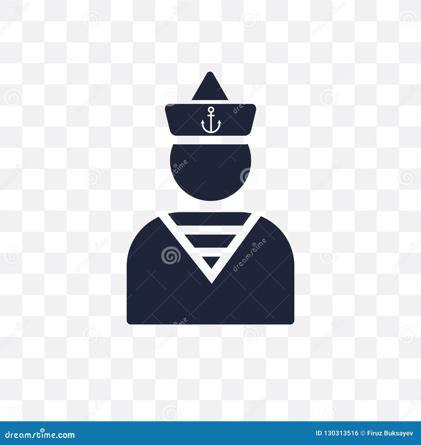 Sailor Transparent Icon. Sailor Symbol Design from Nautical Coll Stock ...