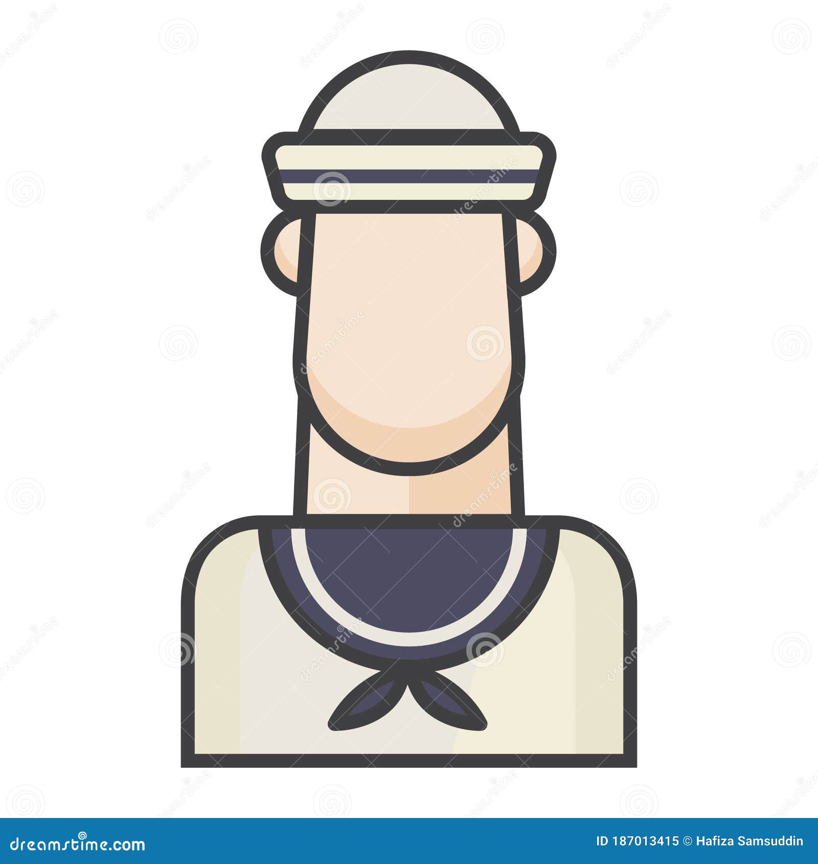 Sailor. Vector Illustration Decorative Design Stock Vector ...