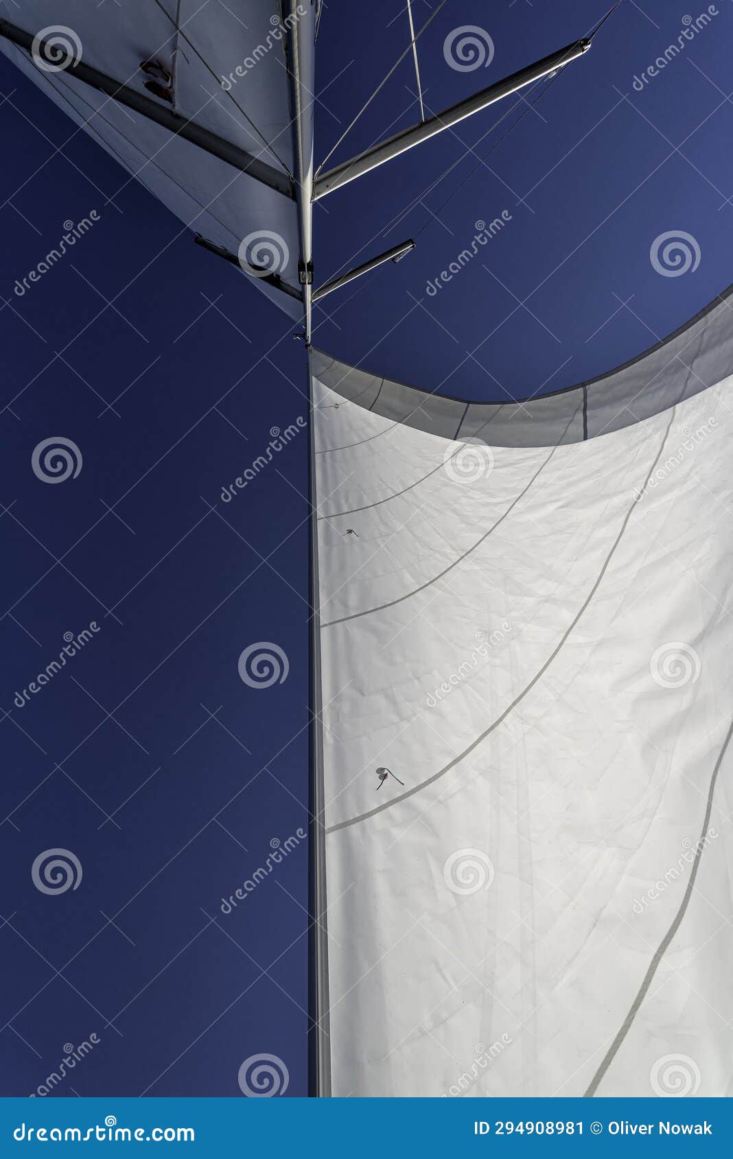 Sails in the wind stock image. Image of pleasure, ship - 294908981