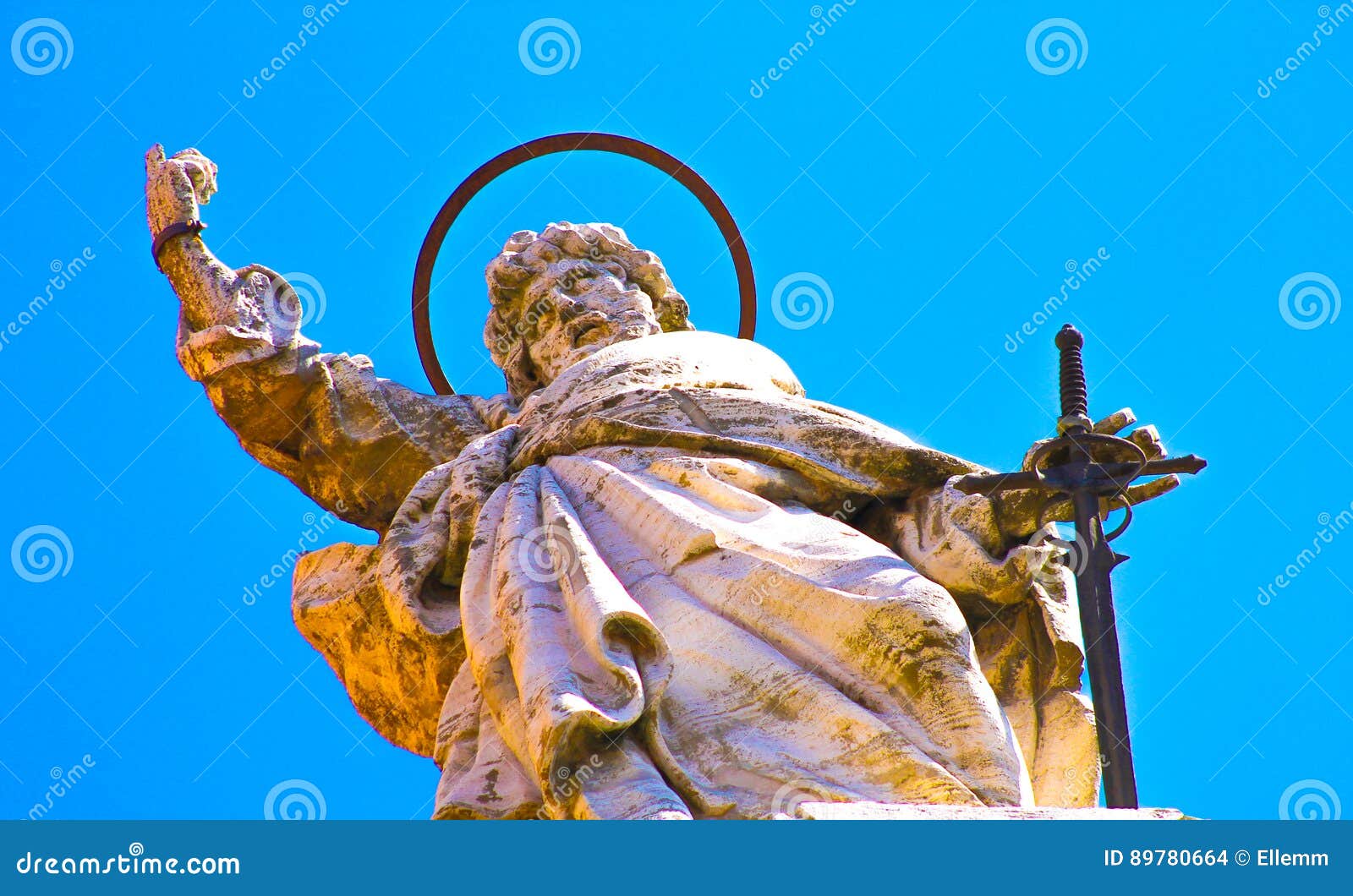 Sain Paul with sword stock photo. Image of missionary - 89780664