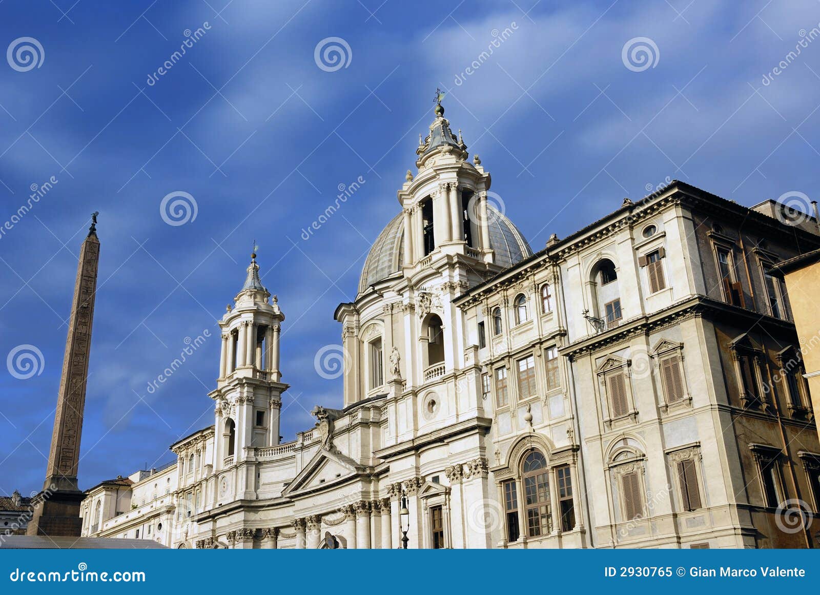 Saint Agnes Basilica and Obeli Stock Image - Image of egyptian ...