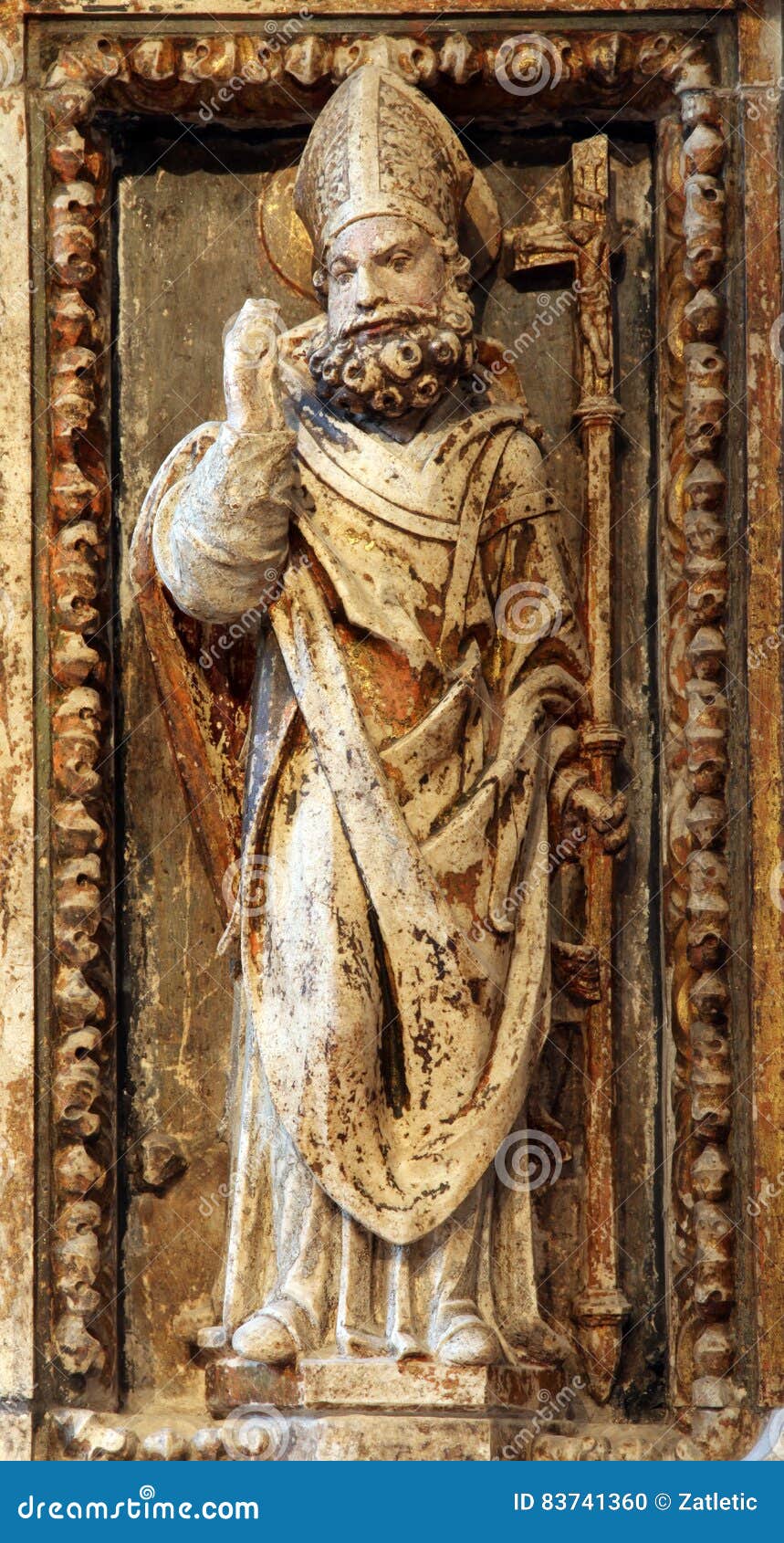 Saint, Altar of St. Anastasius in the Cathedral of St Stock Photo ...