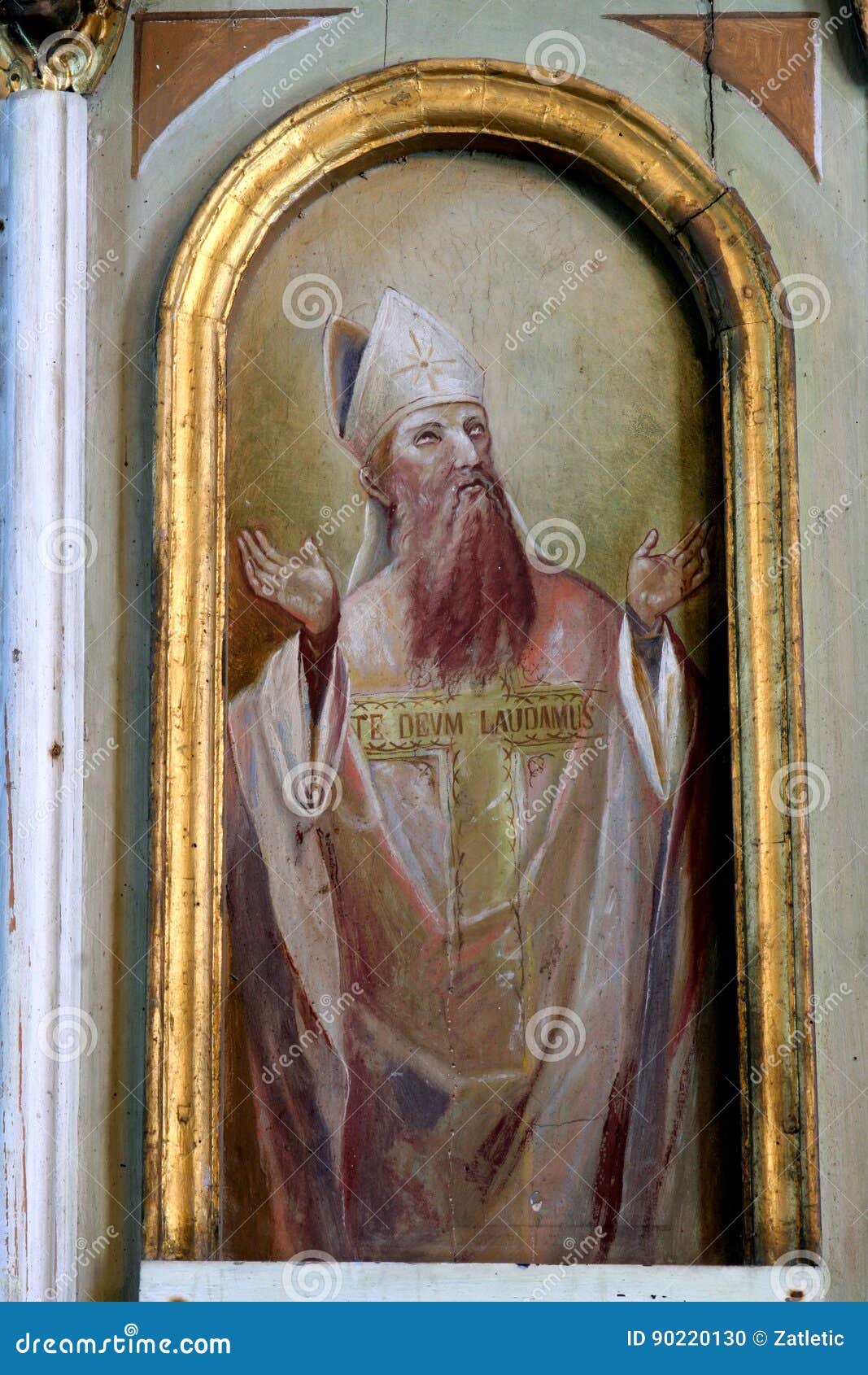 Saint Ambrose stock photo. Image of christian, christ - 90220130