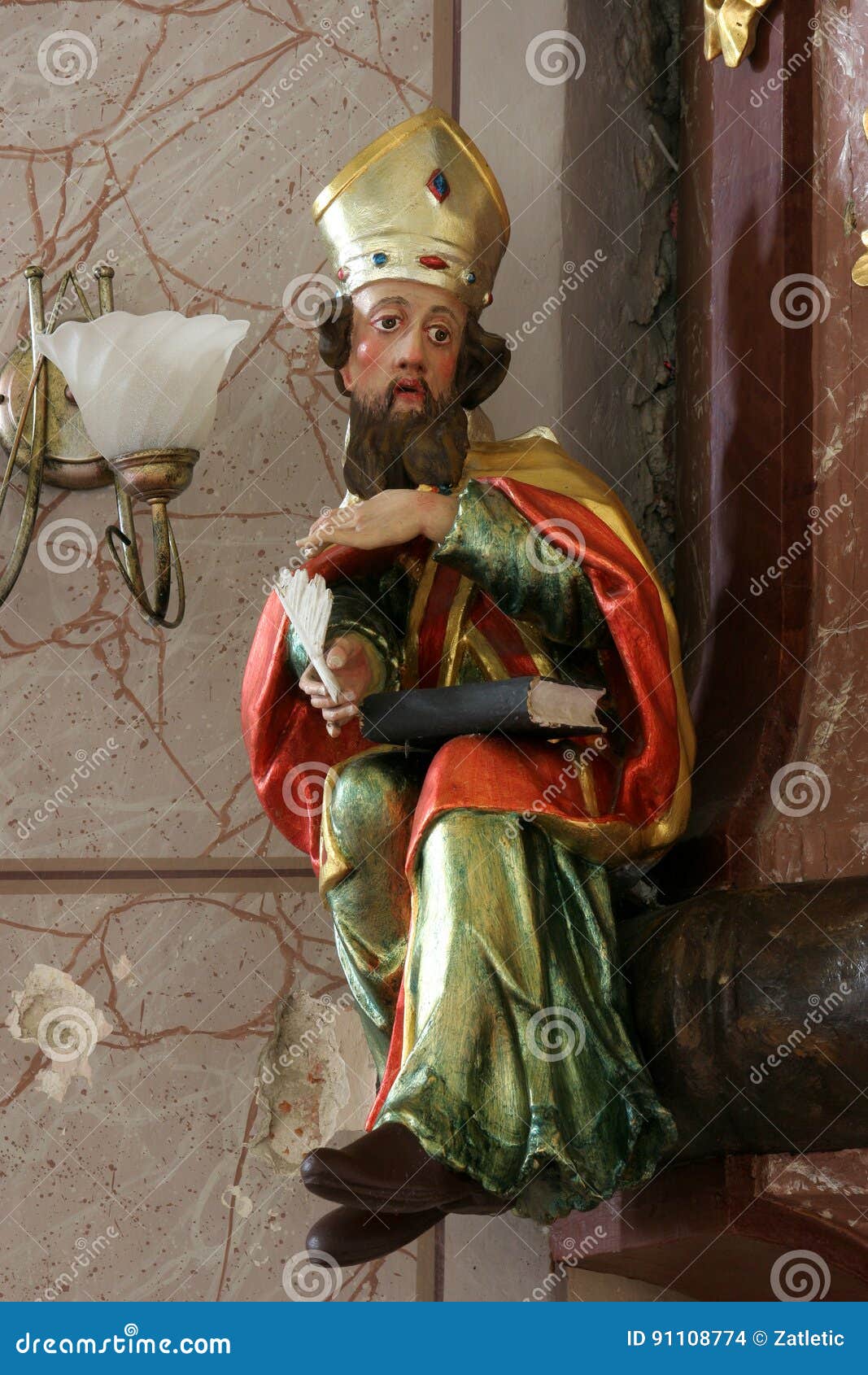 Saint Ambrose stock photo. Image of ambrose, devotion - 91108774