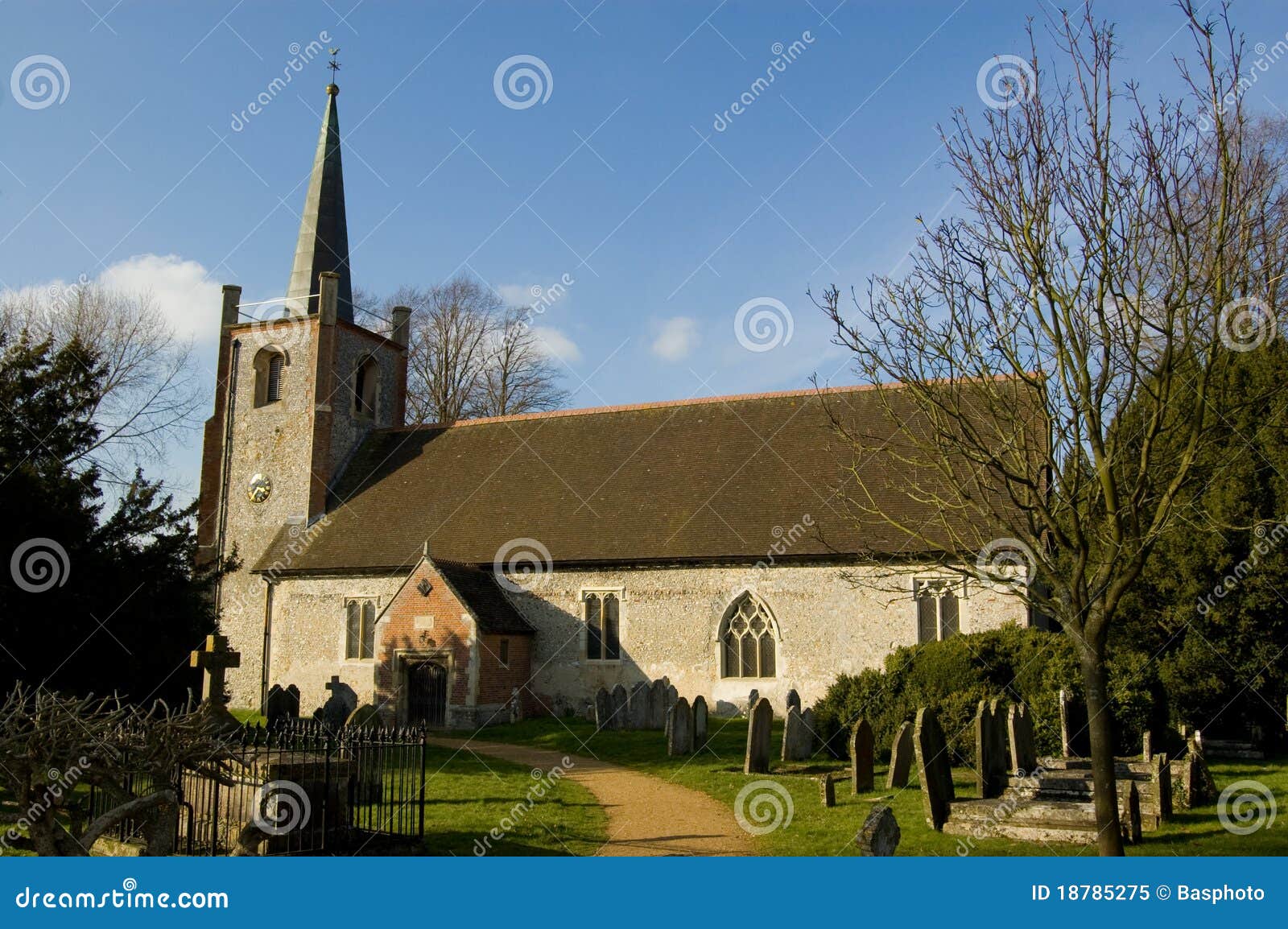 Saint Andrew S Church, Sherbourne St John Stock Image - Image of ...