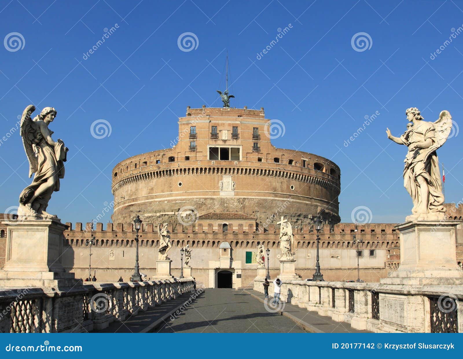 Saint Angel Castle stock photo. Image of ponte, bridge - 20177142