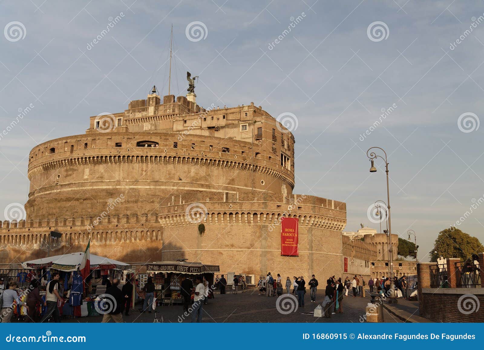 Saint Angel Castle in Rome editorial image. Image of angelo - 16860915