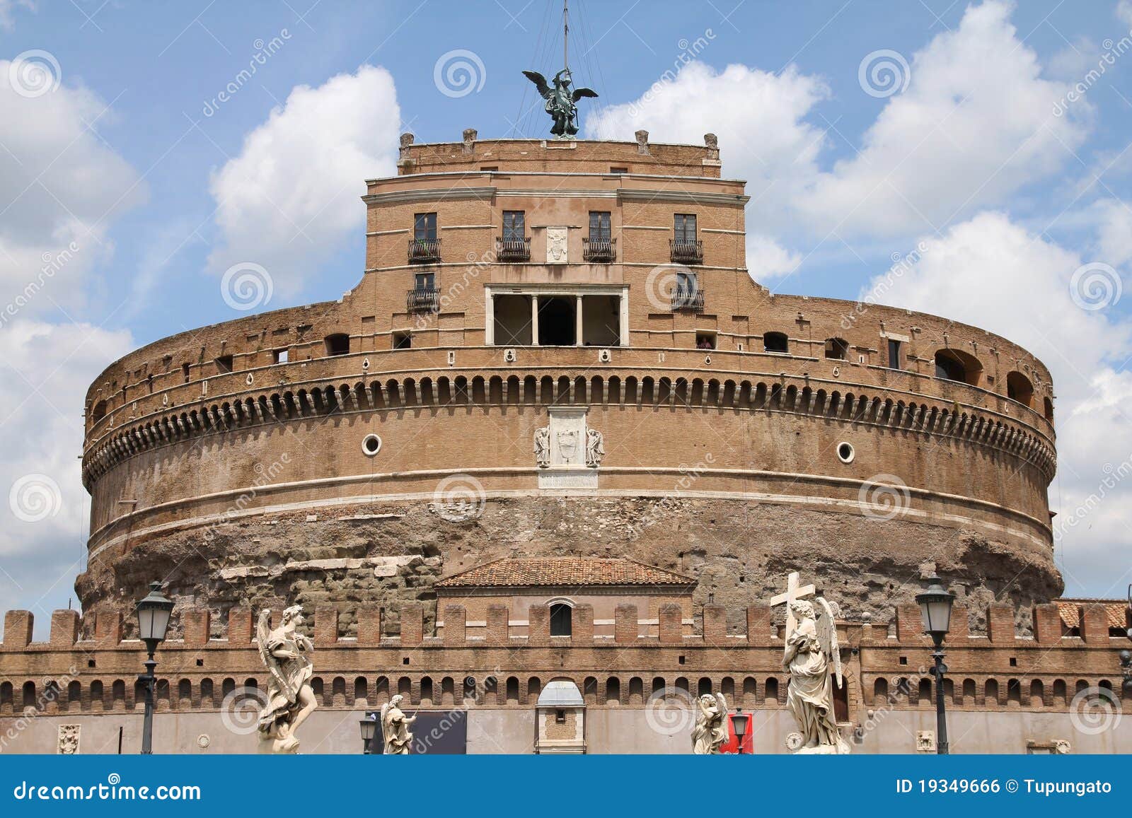 Saint Angel castle in Rome stock photo. Image of rome - 19349666