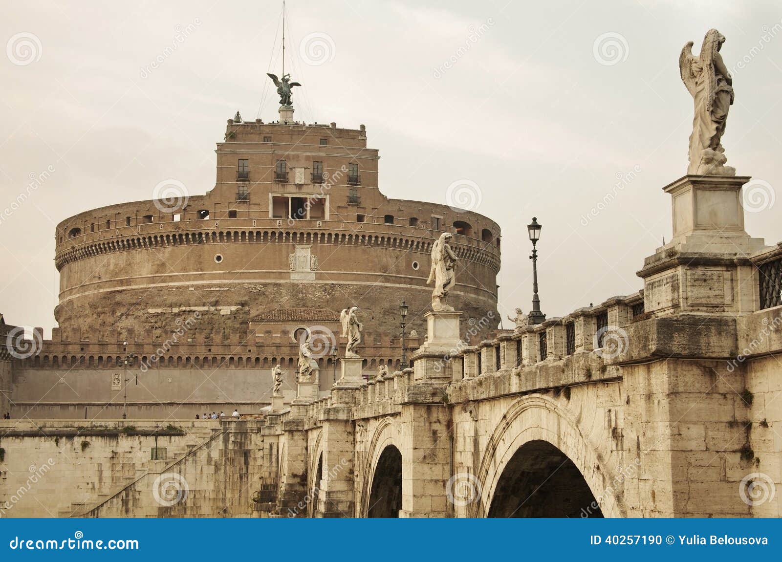 Saint Angel castle stock photo. Image of monument, building - 40257190