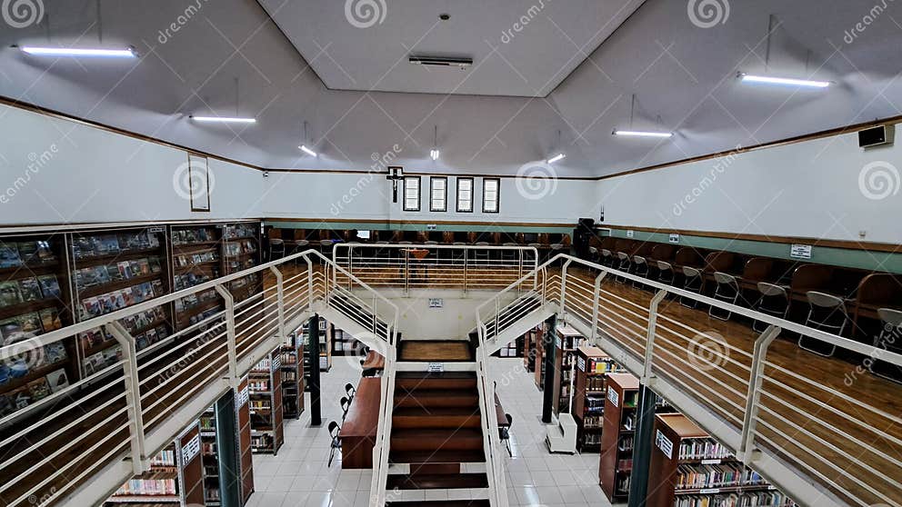 Saint Angela Library stock photo. Image of library, architect - 262924844