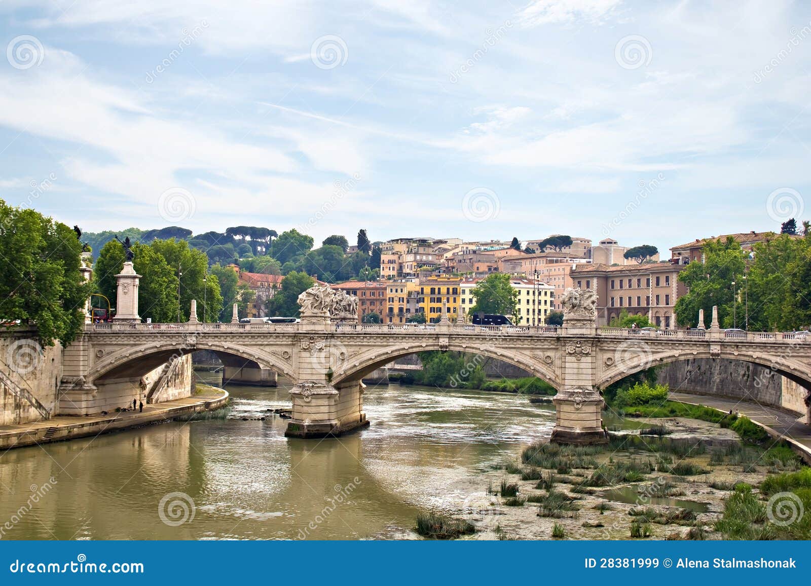 Saint Angelo bridge stock image. Image of connect, angelo - 28381999