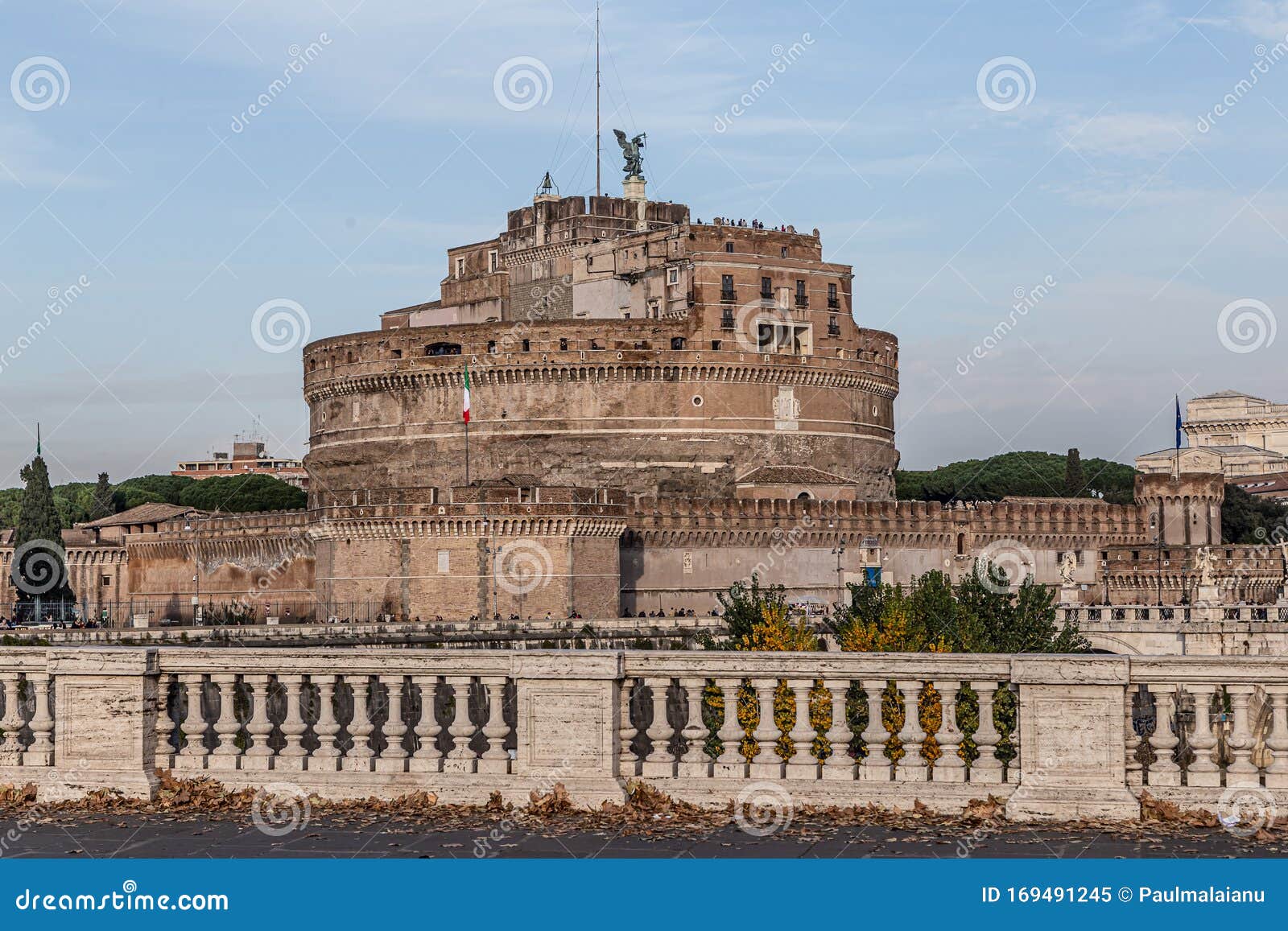 Saint Angelo Castle in Rome, Italy Editorial Image - Image of ...