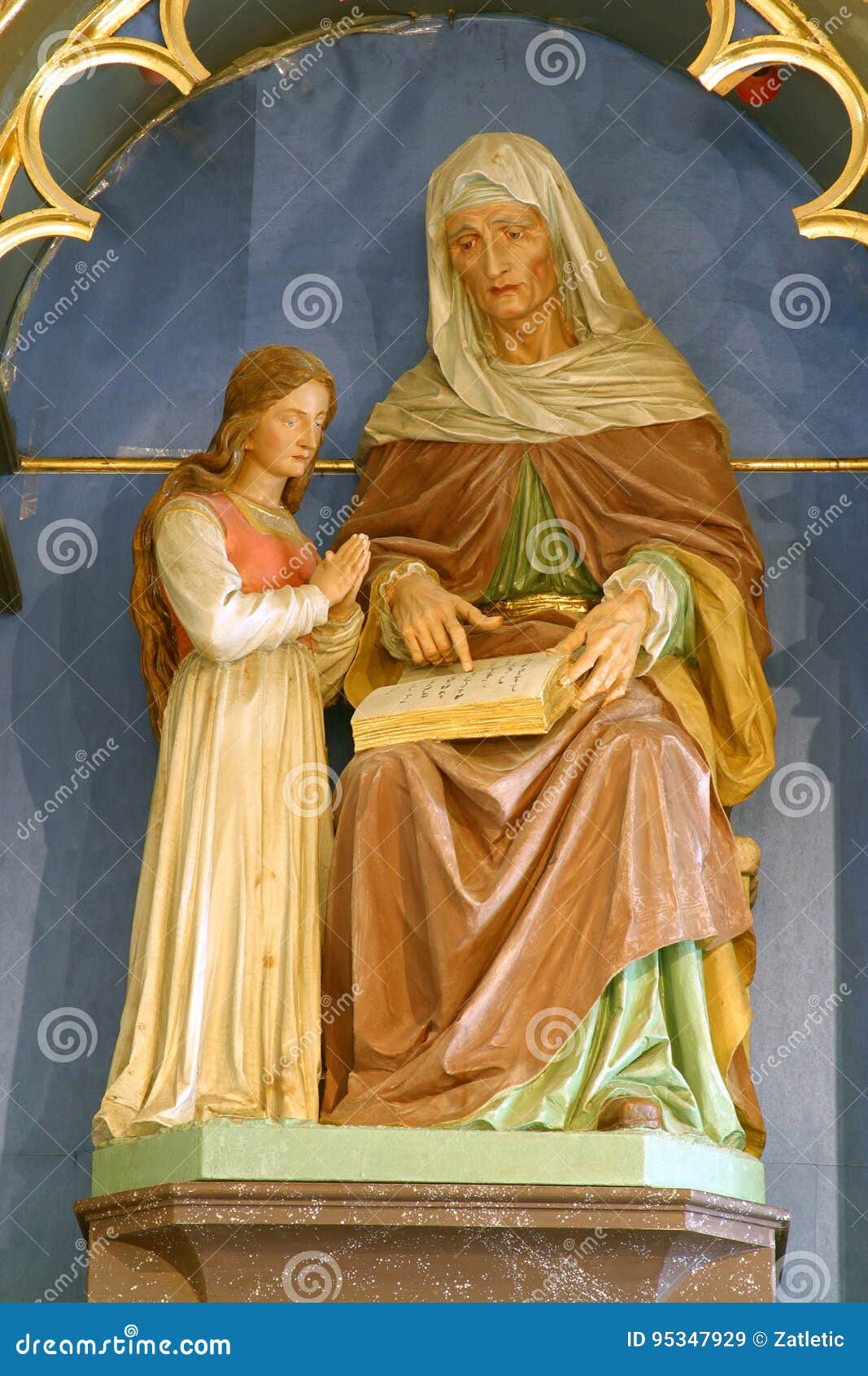 Saint Ann stock image. Image of church, icon, city, basilica - 95347929