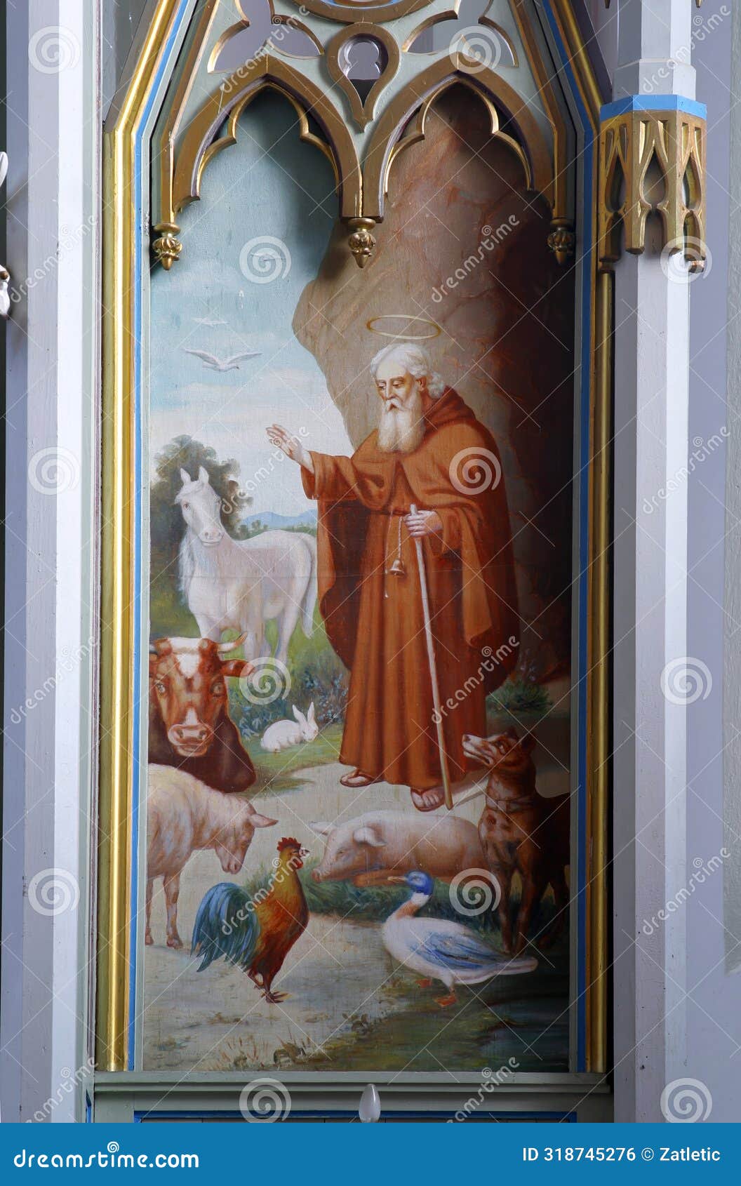 Saint Anthony the Great, Main Altar in the Church of St. Anthony of ...