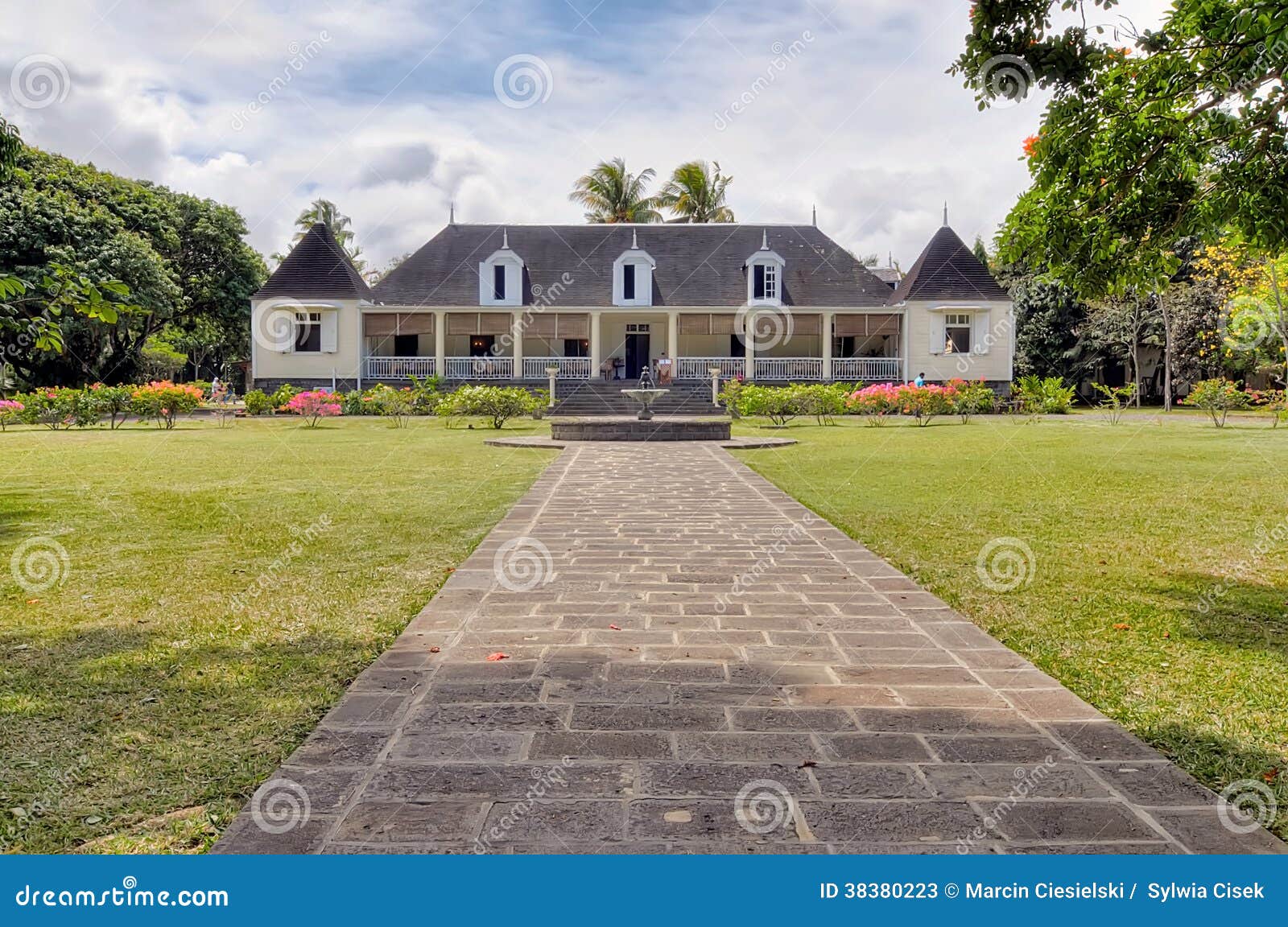 Saint Aubin Estate in Mauritius Editorial Stock Photo - Image of route ...