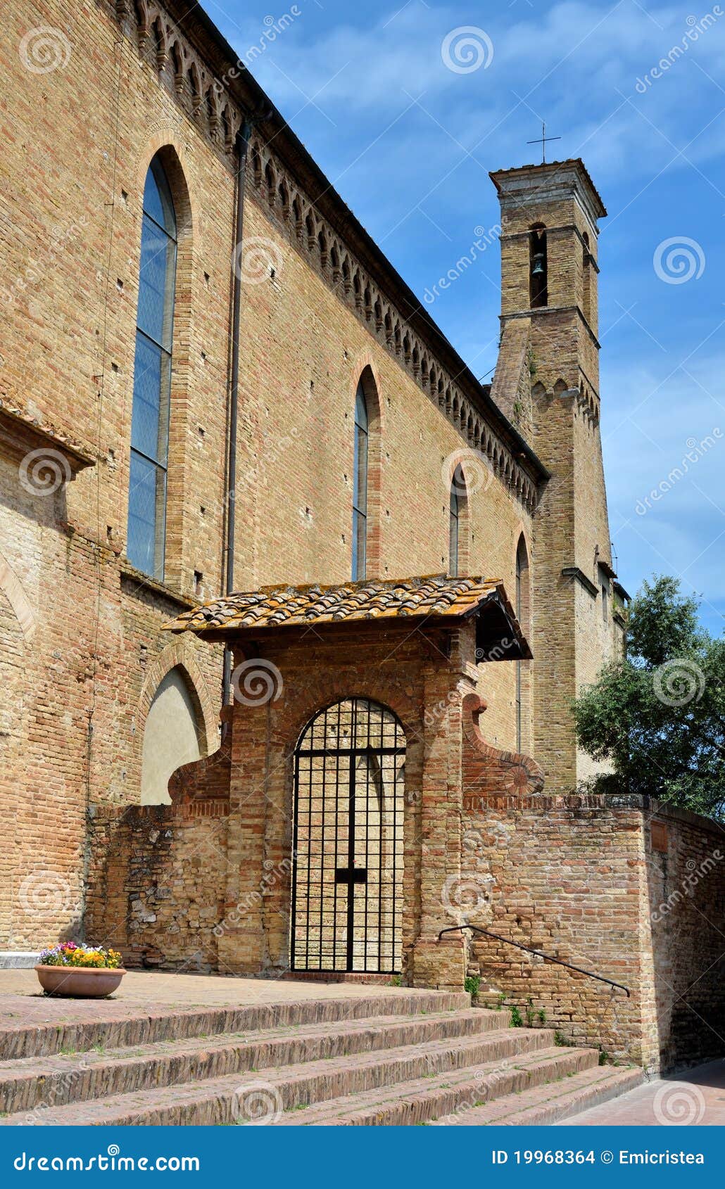 Saint Augustine Church in San Gigmignano, Tuscany Stock Photo - Image ...