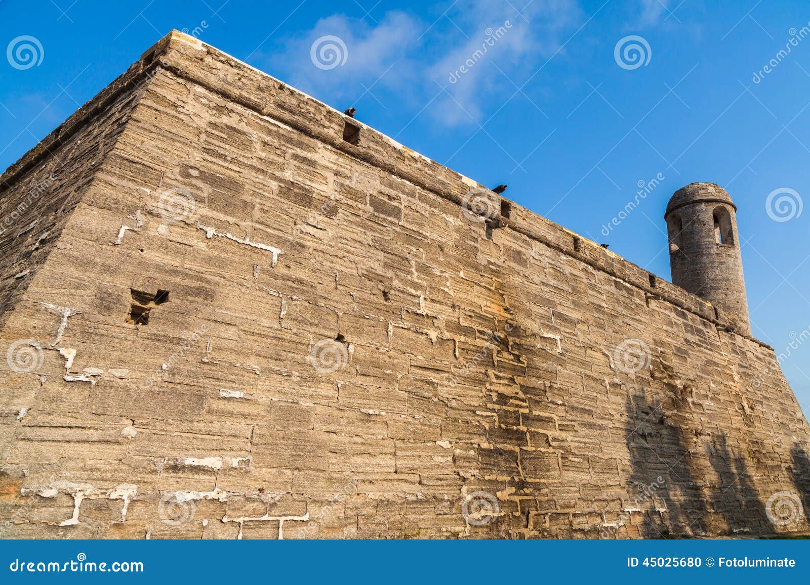 Saint Augustine Fort stock photo. Image of monument, historic - 45025680