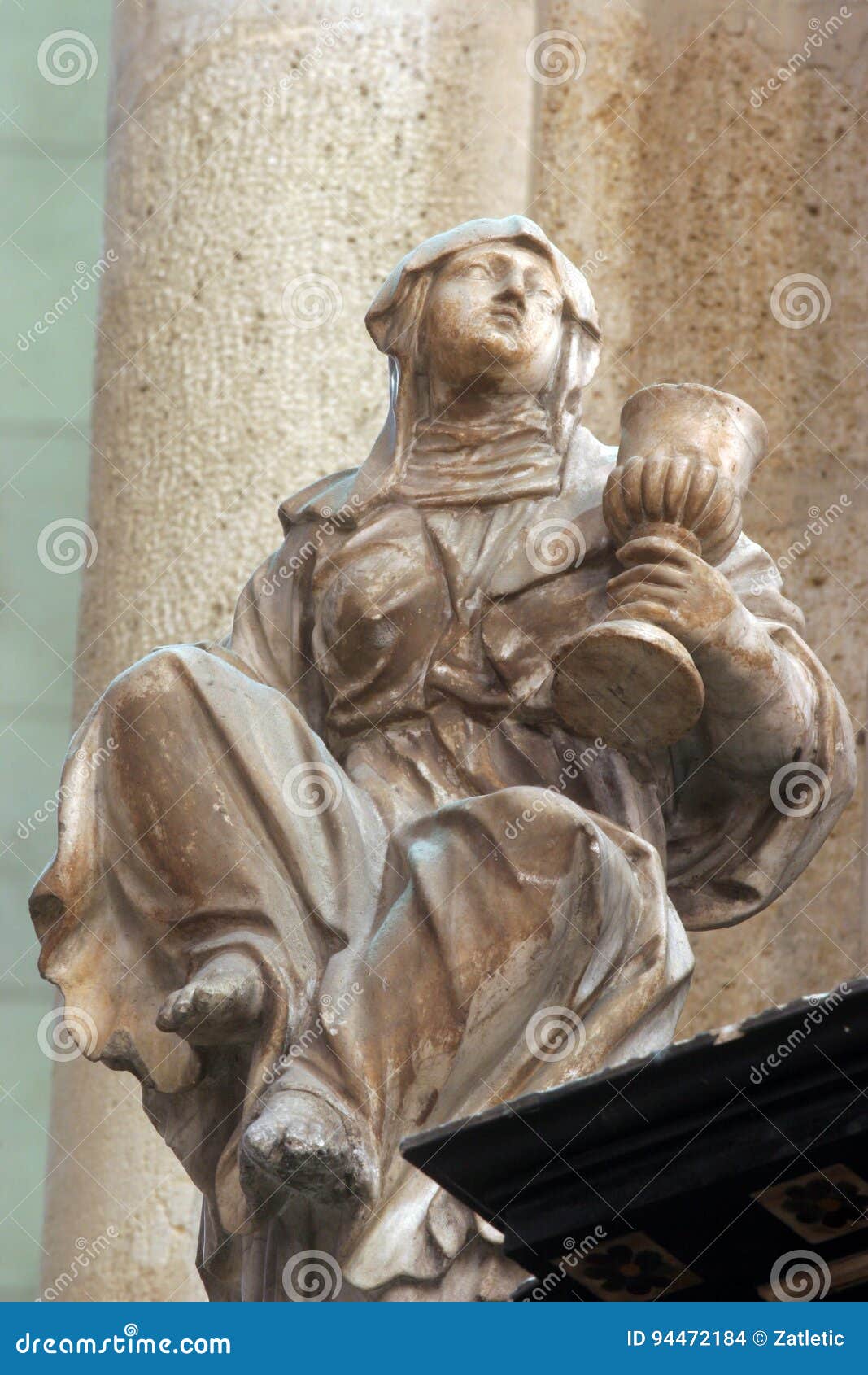 Saint Barbara photo stock. Image du opinion, christ, historique - 94472184