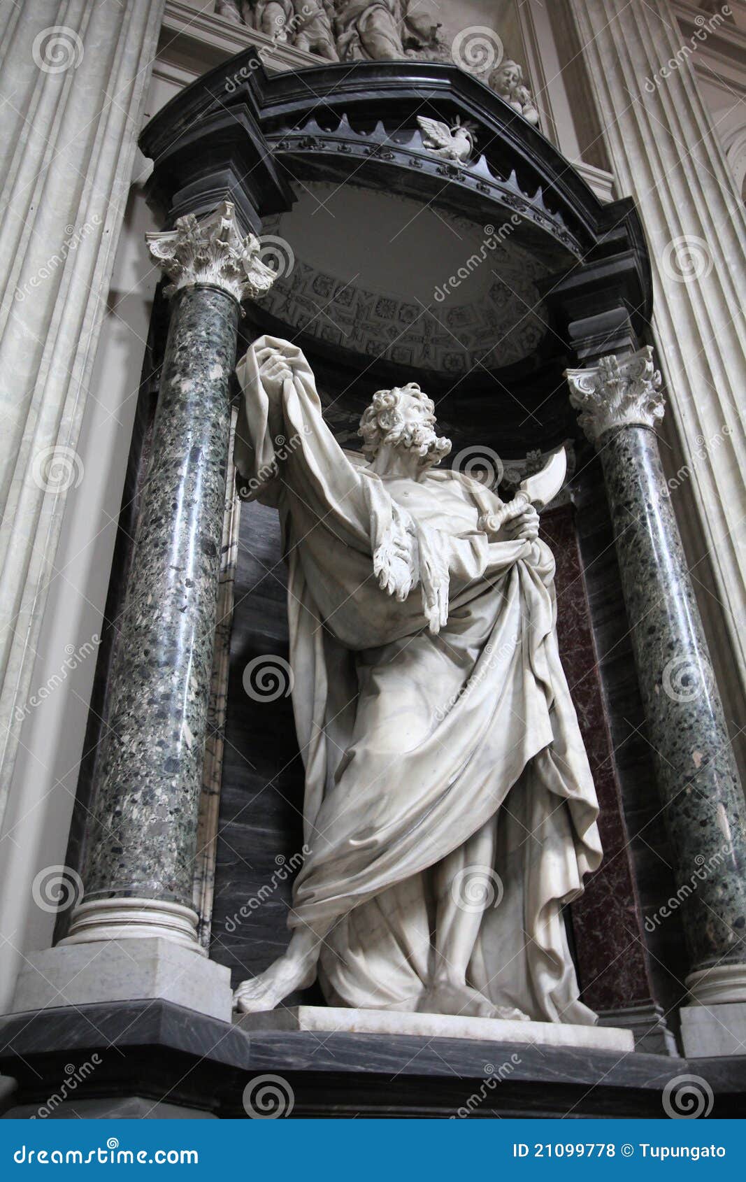 Saint Bartholomew stock photo. Image of archbasilica - 21099778