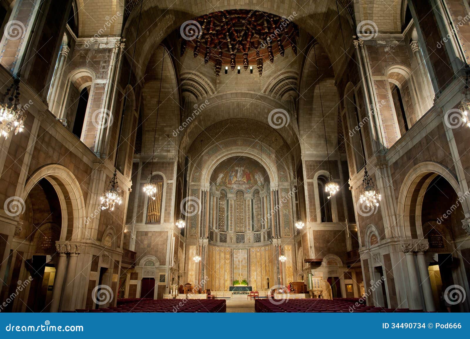 Saint Bartholomew S Church New York Stock Photo - Image of episcopal ...