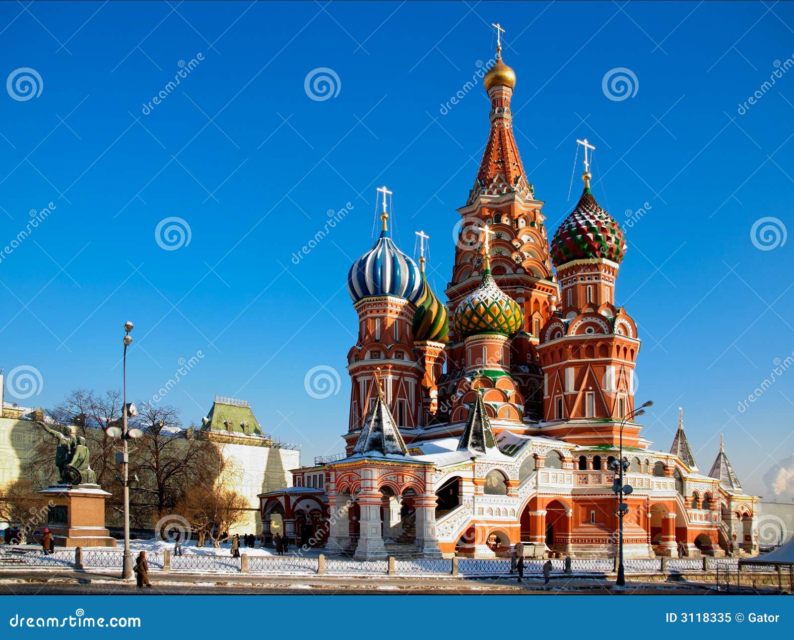 Saint Basil Cathedral stock image. Image of dome, daylight - 3118335