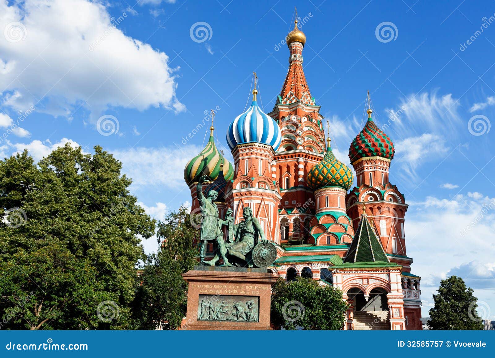 Saint Basil Cathedral in Moscow Stock Image - Image of edifice ...