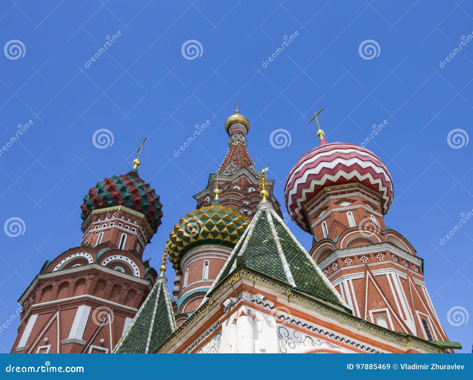 Saint Basil Cathedral Temple of Basil the Blessed, Red Square, Moscow ...