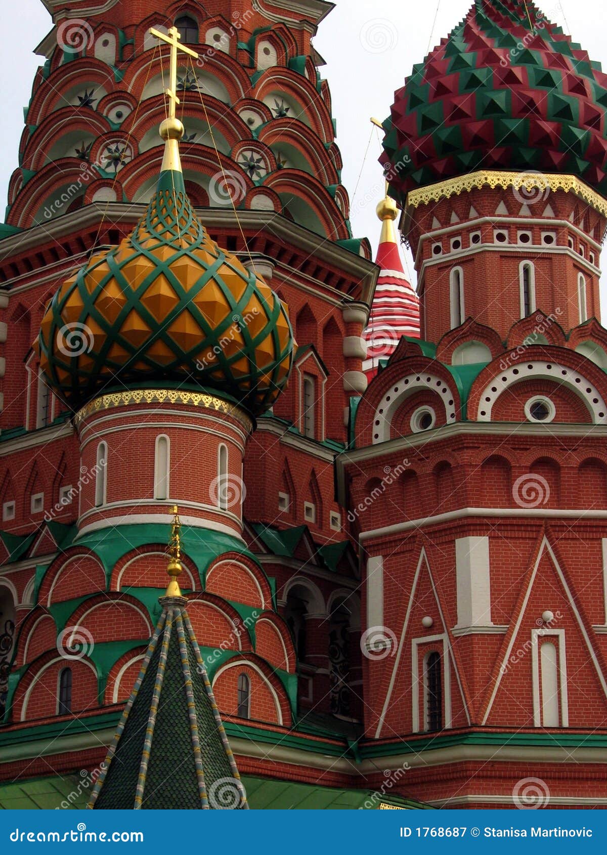 Saint Basil s Cathedral stock image. Image of church, basil - 1768687