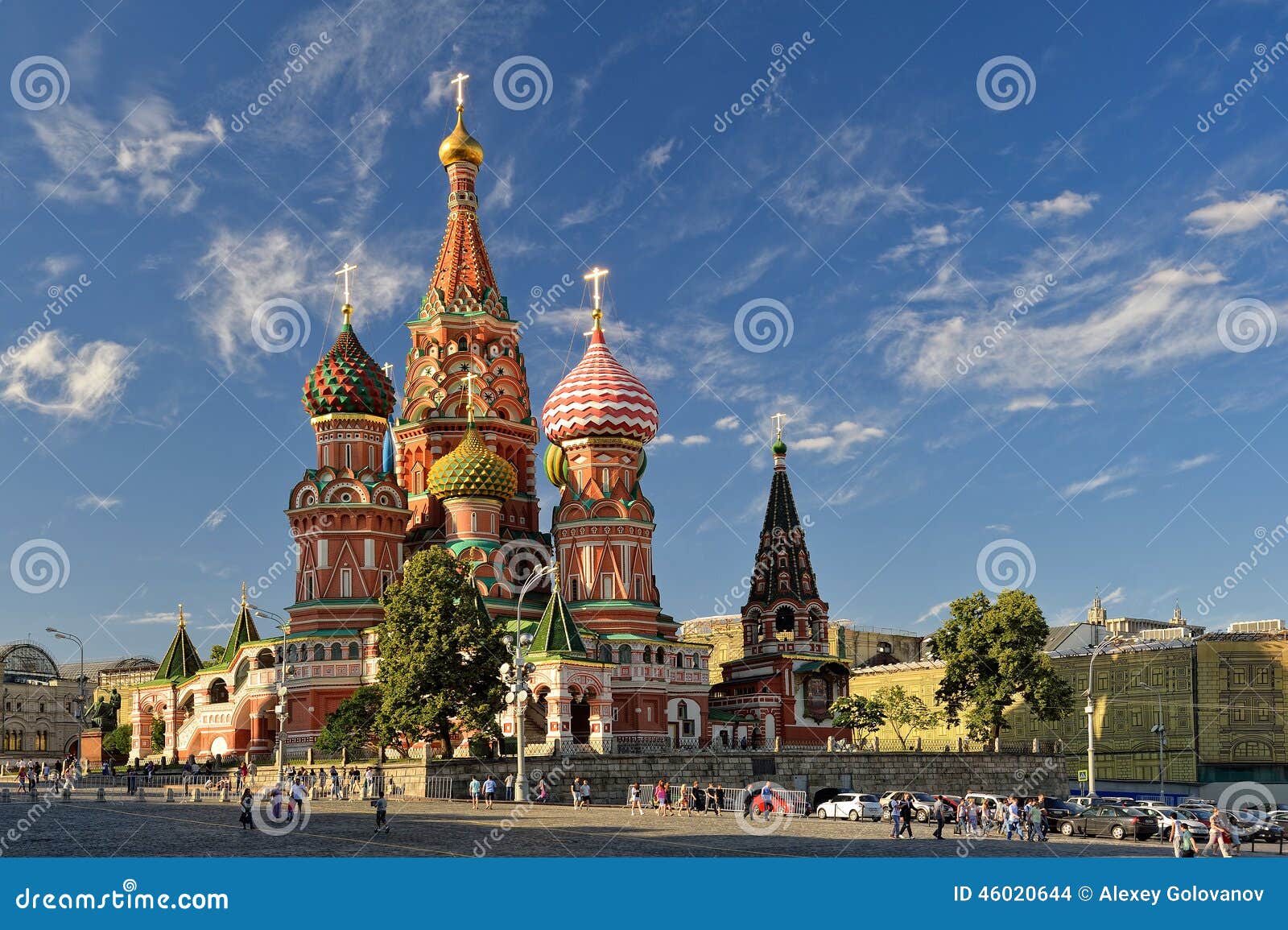 Saint Basil S Cathedral, Red Square, Moscow. Editorial Stock Image ...