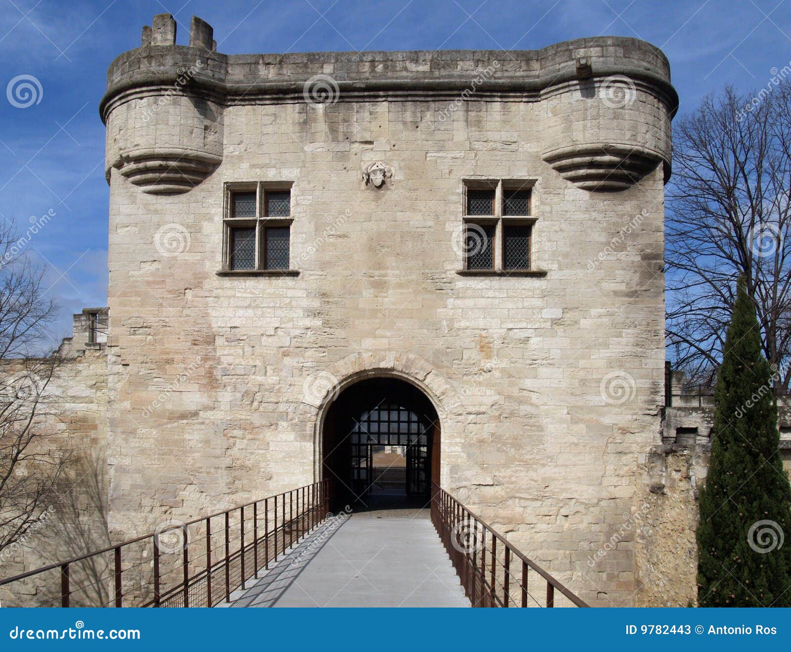 Old Fortification Entrance And Wall Stock Photo | CartoonDealer.com ...