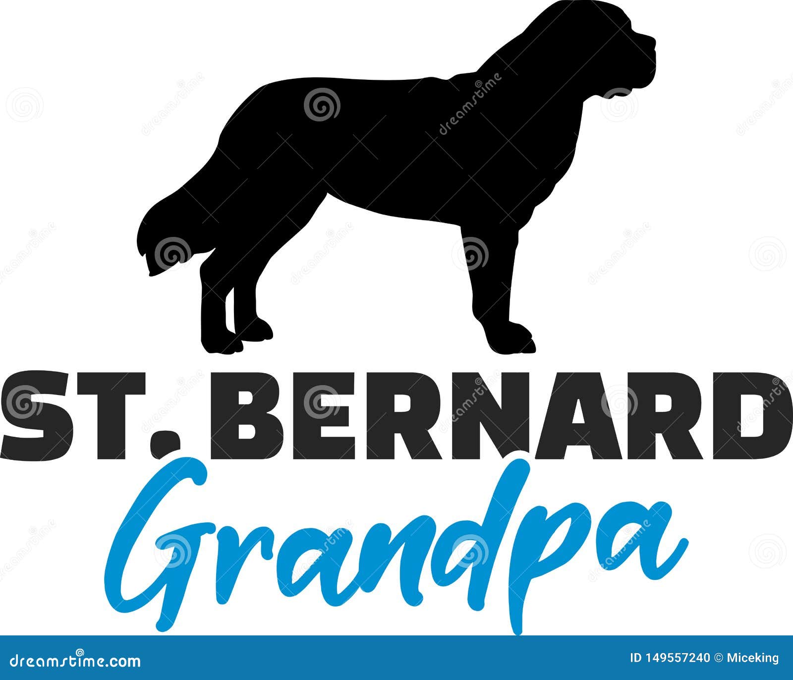 Saint Bernard Dog Vector Eps Hand Drawn, Vector, Eps, Logo, Icon ...