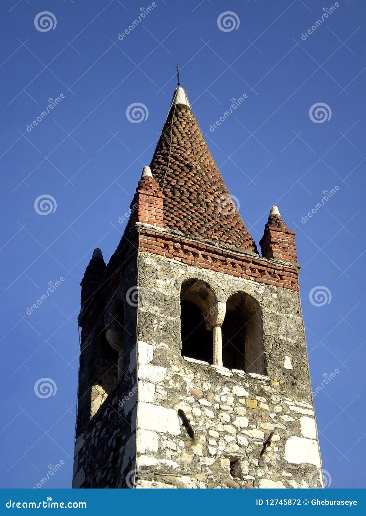 Saint Biagio Belltower Trentino Alto Adige Italy, Detail, Church ...