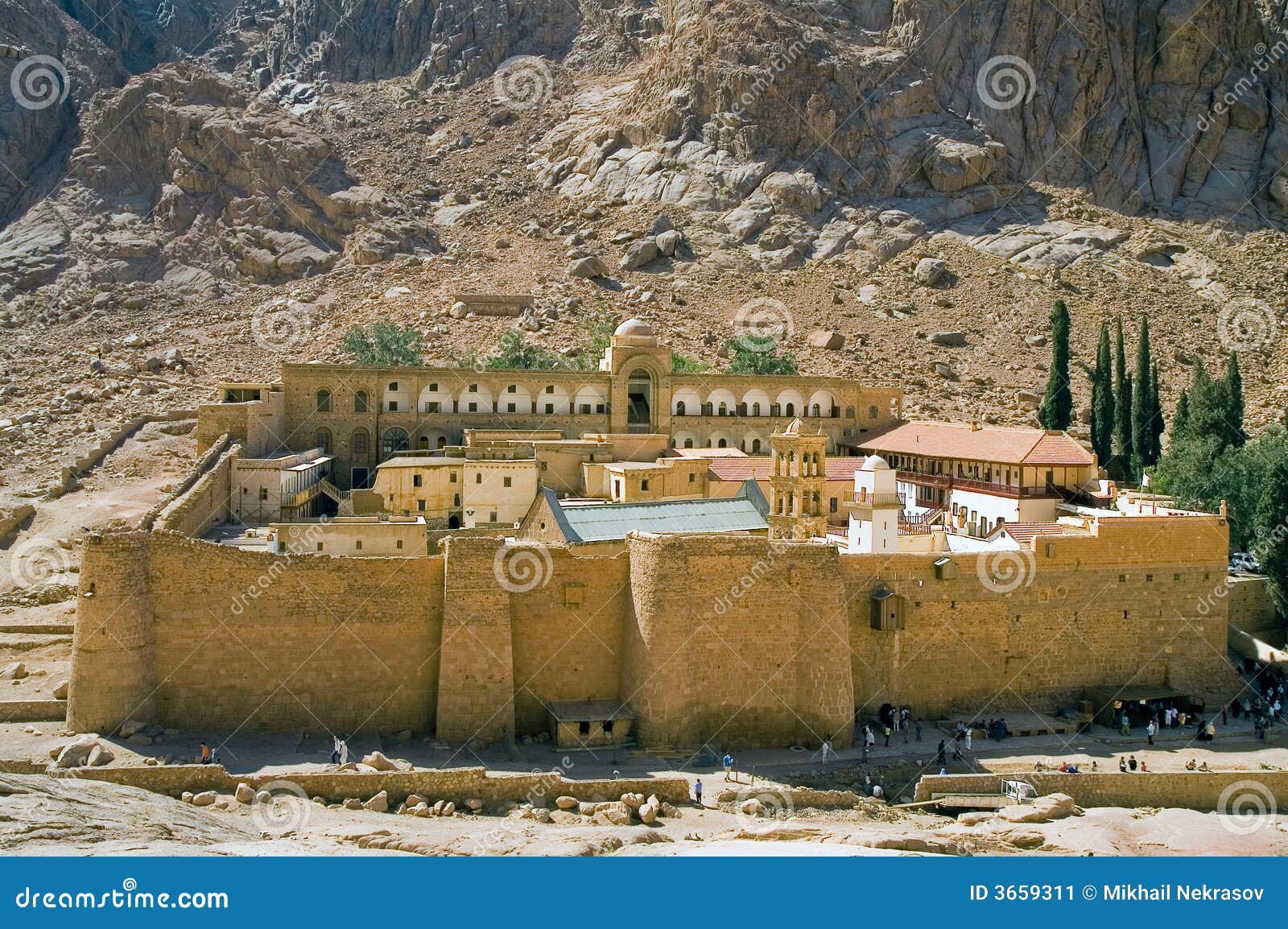 Saint Catherine S Monastery Stock Image - Image of catherine ...