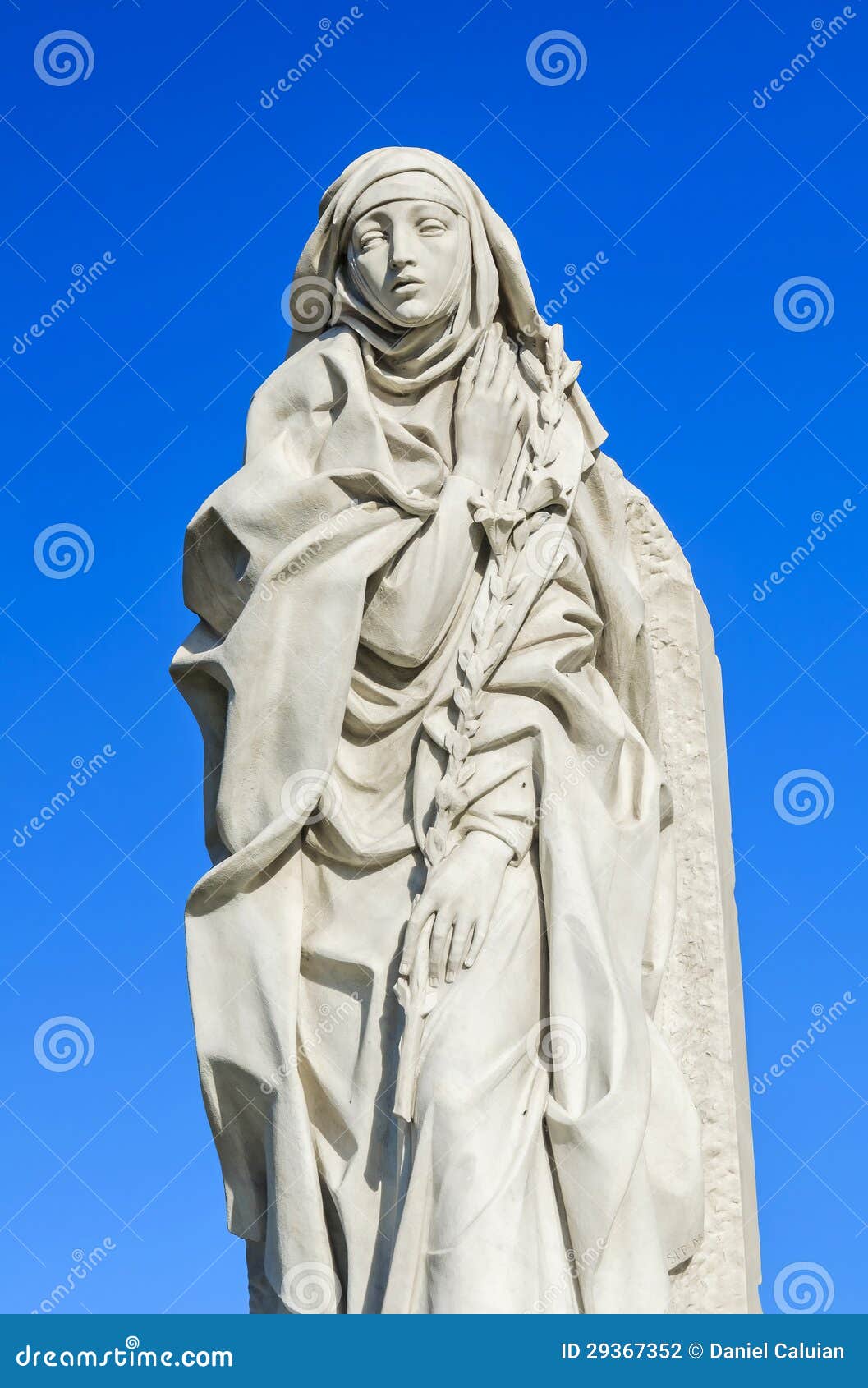Saint Catherine Of Alexandria Statue On The Altar Of St Anthony Of ...
