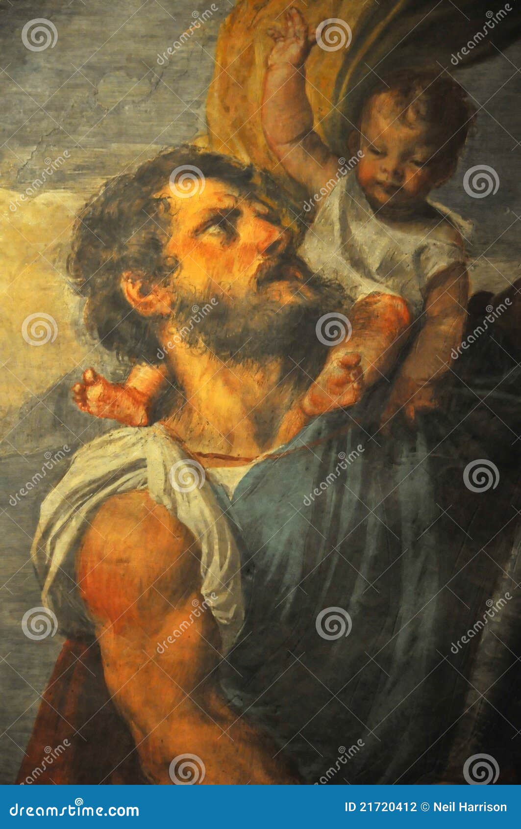 Saint Christopher stock photo. Image of portage, cross - 21720412