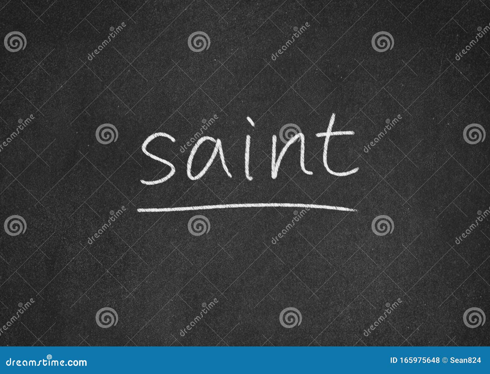 Saint stock photo. Image of education, abstract, word - 165975648