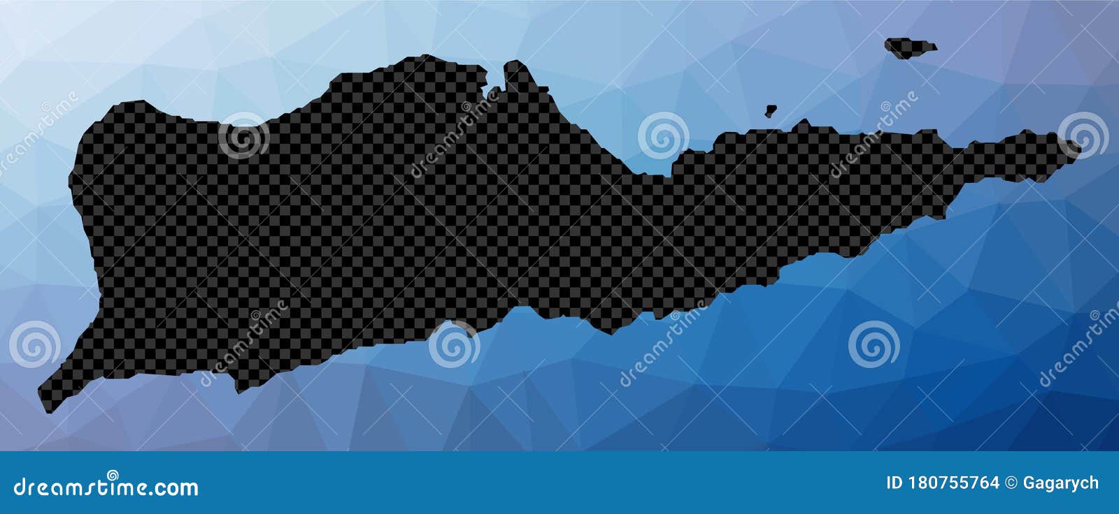 Saint Croix geometric map. stock vector. Illustration of north - 180755764