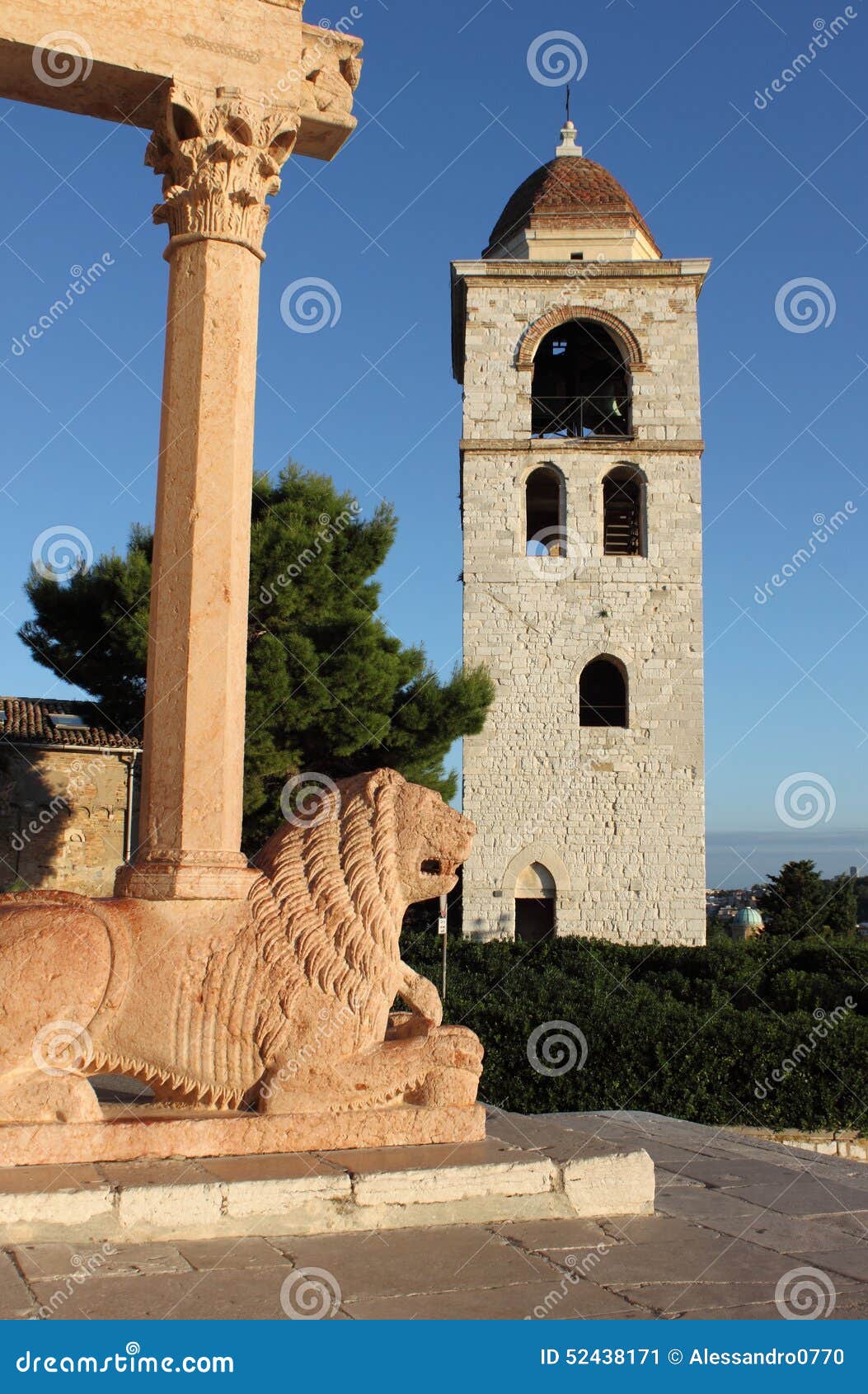 Saint Cyriacus Cathedral in Ancona Stock Image - Image of architecture ...