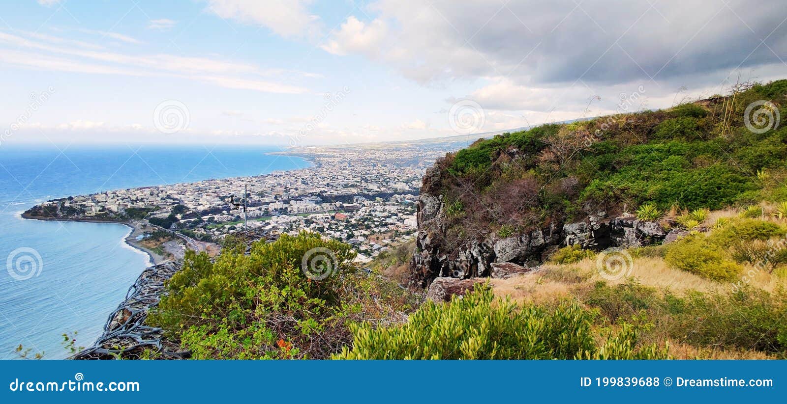Saint Denis - Reunion Island Stock Photo - Image of runion, horizon ...