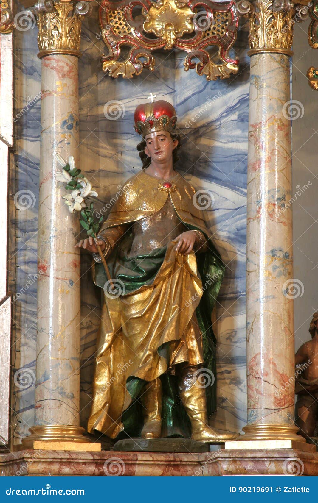 Saint Emeric of Hungary stock image. Image of cathedral - 90219691