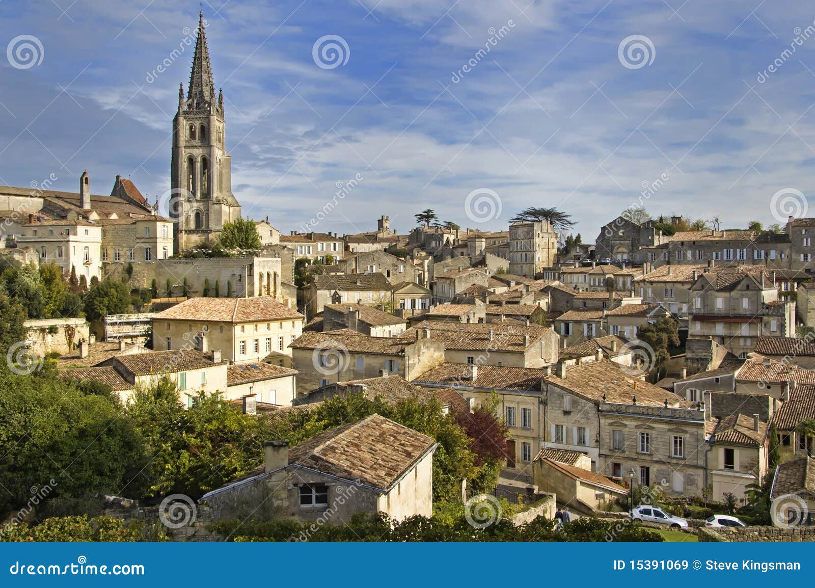 Saint Emilion stock image. Image of outdoors, religion - 15391069