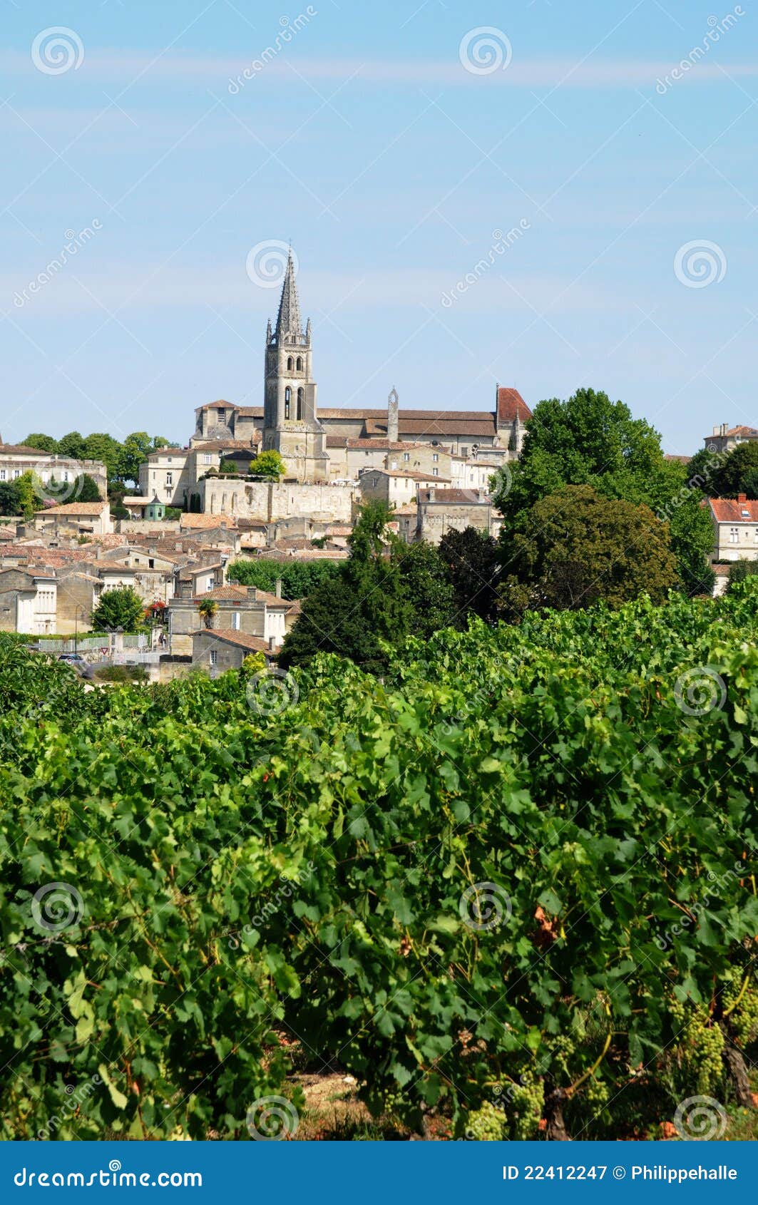Saint-Emilion stock image. Image of gironde, aquitaine - 22412247