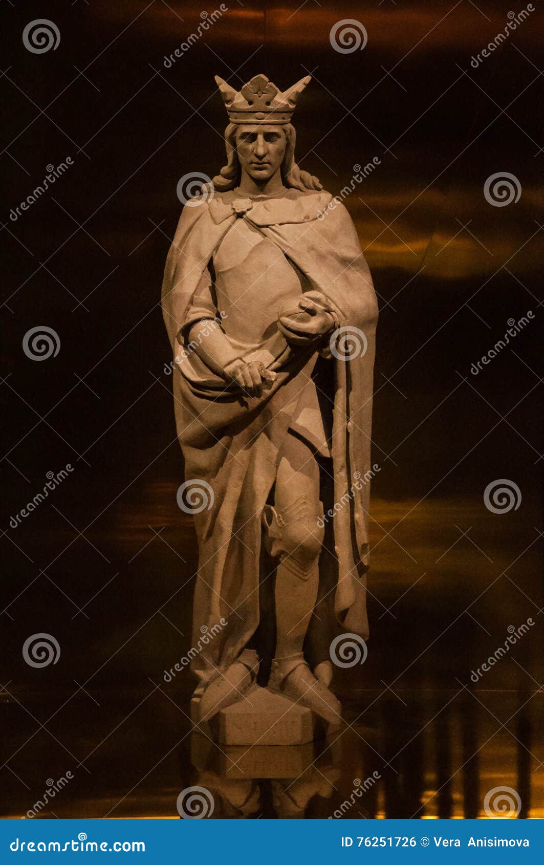 Saint Eric stock photo. Image of king, historical, sculpture - 76251726
