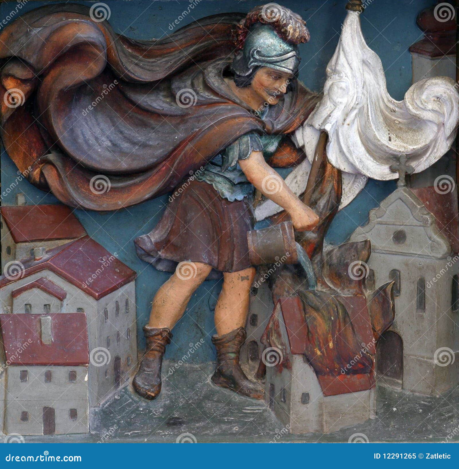 Saint Florian stock image. Image of florian, christianity - 12291265