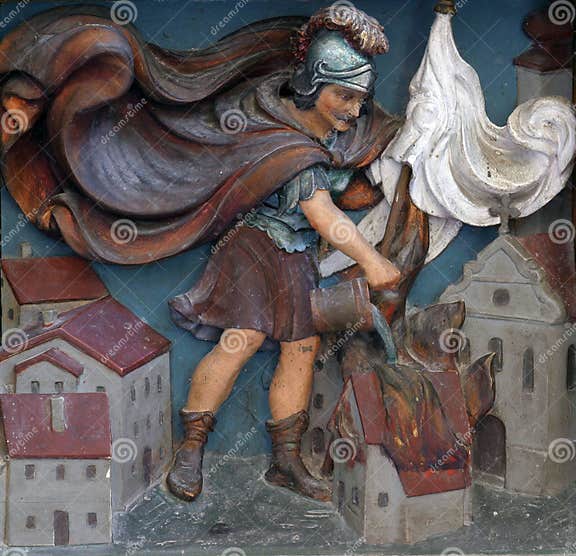 Saint Florian stock image. Image of florian, christianity - 12291265